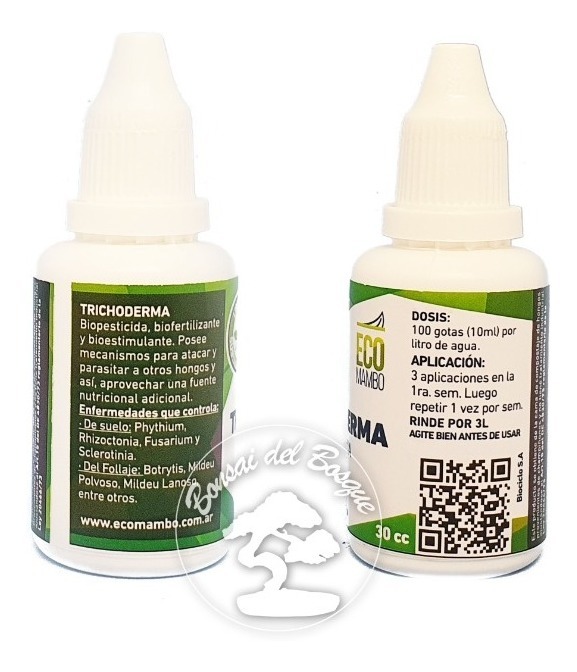 Trichoderma Fungicida Del Suelo Ecomambo 30ml – Bonsai del Bosque